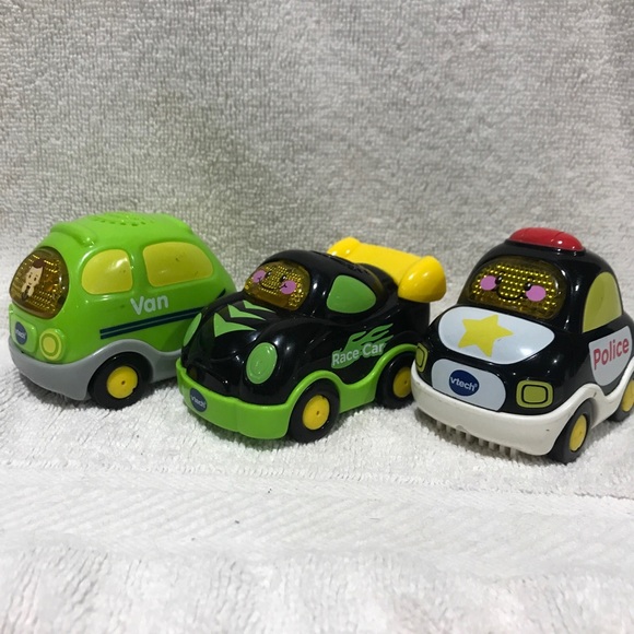 vtech | Toys | Vtech Go Go Lights And Sounds Cars And Van Lot Of 3 ...